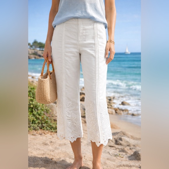 Boston Proper | Pants & Jumpsuits | Boston Proper Ivory Trousers | Poshmark